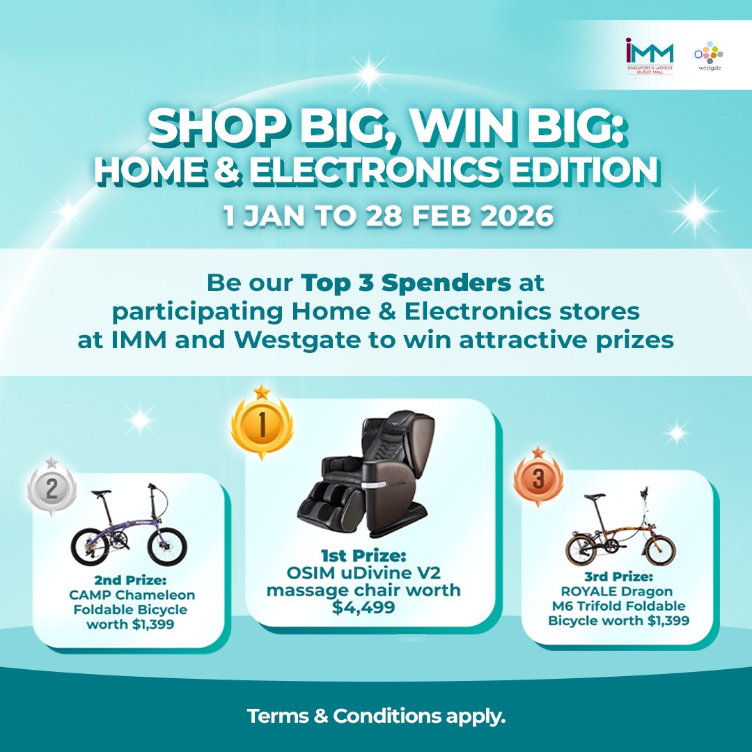 Win Big at IMM & Westgate: Top Spender Prizes Await | Westgate Mall News